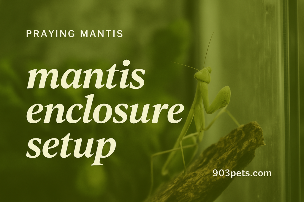 How to Set Up a Praying Mantis Enclosure (Step-by-Step)
